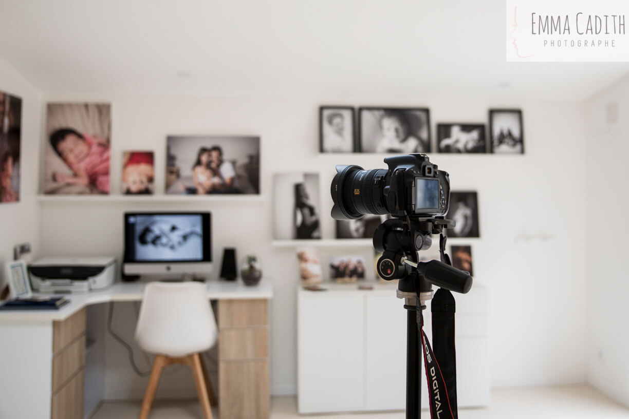 De modèle à photographe de studio...